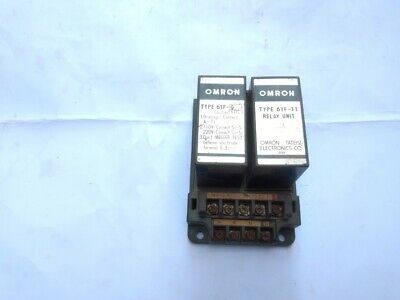 Omron 61F-G and 61F-11 Relay Unit TDL Omron TATEISI Electronics co ...