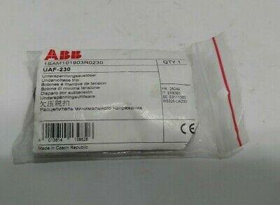New ABB Undervoltage Trip 1SAM101903R0230 UAF-230 Undervoltage Release ...