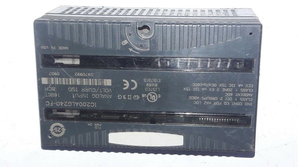 Ge Fanuc IC200ALG240-FC Analog input 16bit Volt/Curr IsO 8ch Module ...