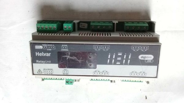 Helvar 498 Relay Unit digidim 498 Rev 5 Software V1.1 - Industrial SOL Pte Ltd