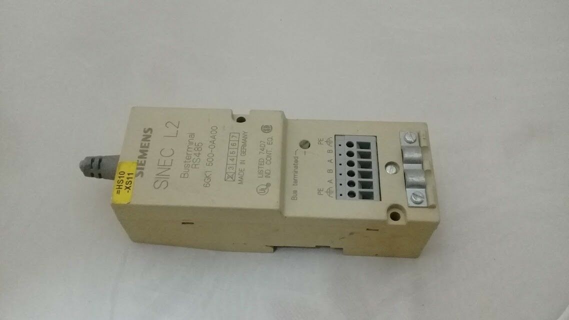 Siemens Sinec L2 6GK1 500-0AA00 Busterminal 6GK15000AA00 - Industrial ...