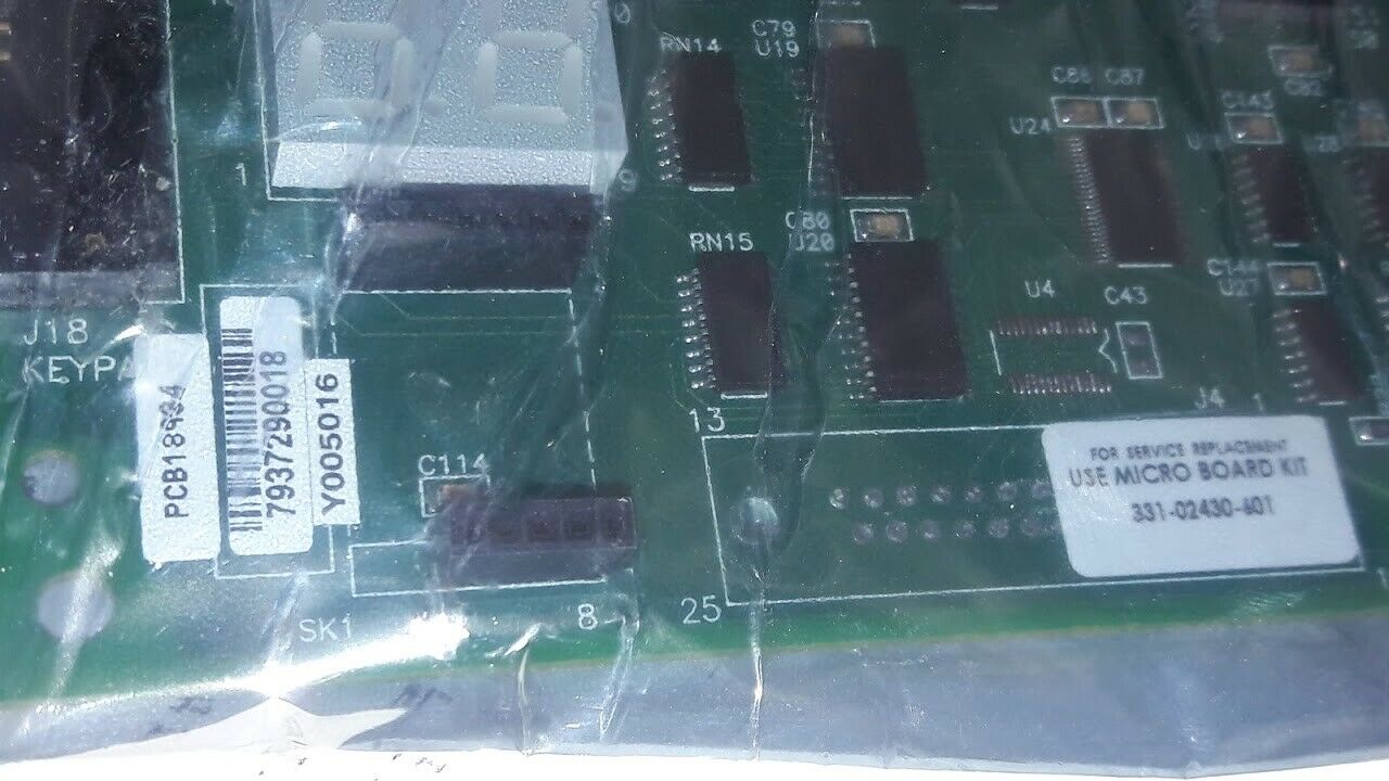 YORK 331-02430-601 Assy 031-02430-001 Rev J MicroBoard 031-02565-000 ...