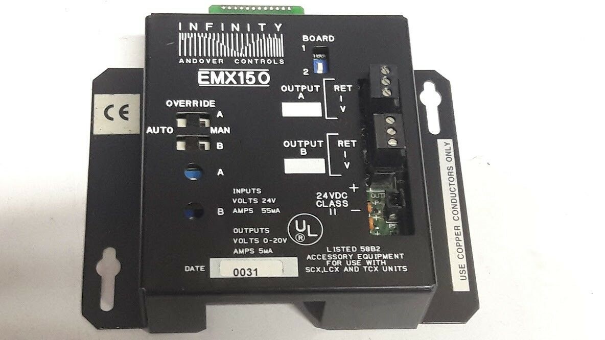NEW EMX150 INFINITY ANDOVER CONTROLS 24V 55UA - Industrial SOL Pte Ltd