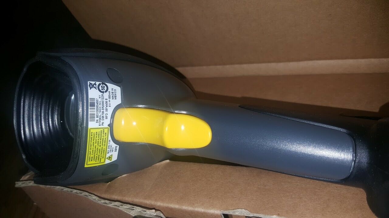 New Symbol DS6708-SR200007ZZR Handheld Laser Barcode Scanner ...