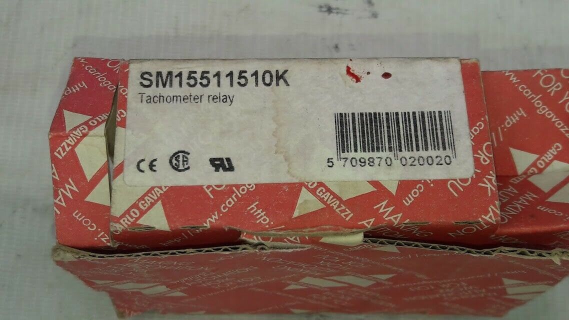 Carlo Gavazzi SM 155 115 Tachometer Relay SM155115 1000-10,000 RPM New ...