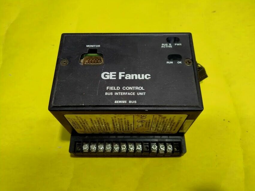 GE Fanuc IC670GBI002F Field Control Bus Interace Unit Genius Bus Intf ...