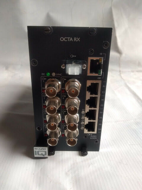 SIQURA IQ OCTA 4350 OCTA RX 8 Channel Digital Video Multiplexer ...