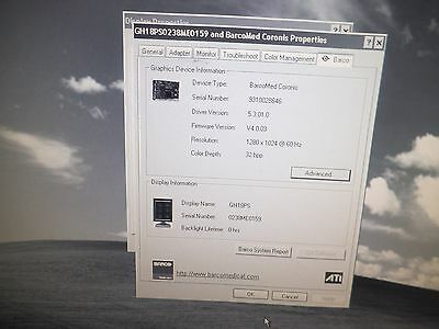 Barco KM570071-06 Assy KM571900-01 BarcoMed Coronis 3MP VGA Bios Ver 2. ...