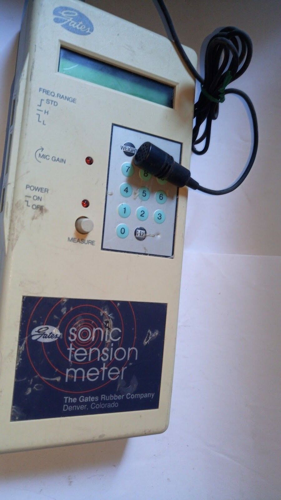 Gates Rubber Sonic Tension Meter/Model A - Industrial SOL Pte Ltd