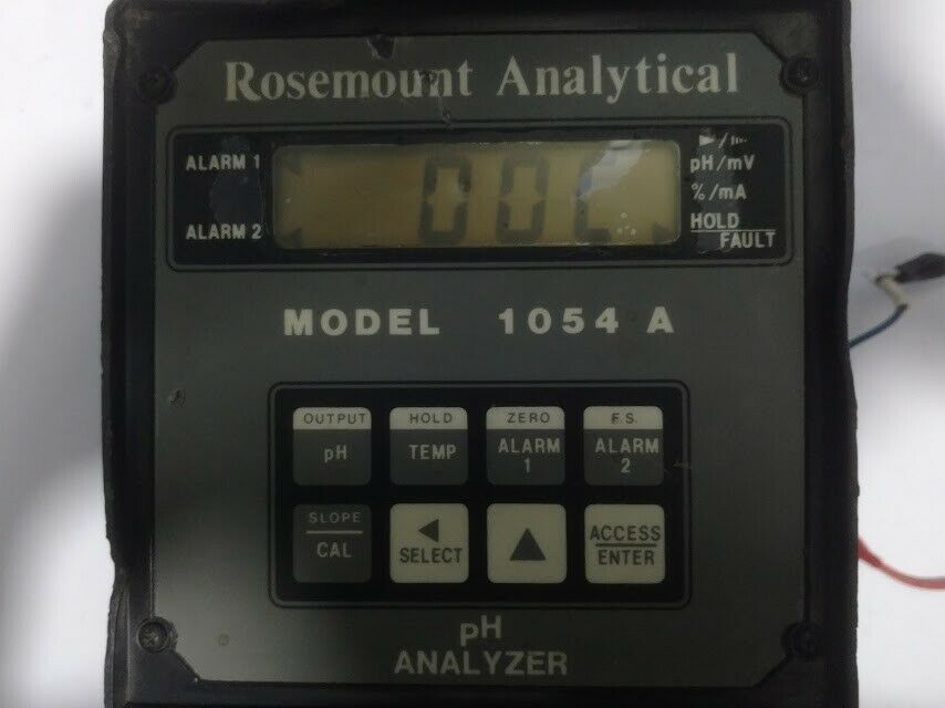 Rosemount Analytical 1054APH software 2.1.4 PH Analyzer - Industrial ...