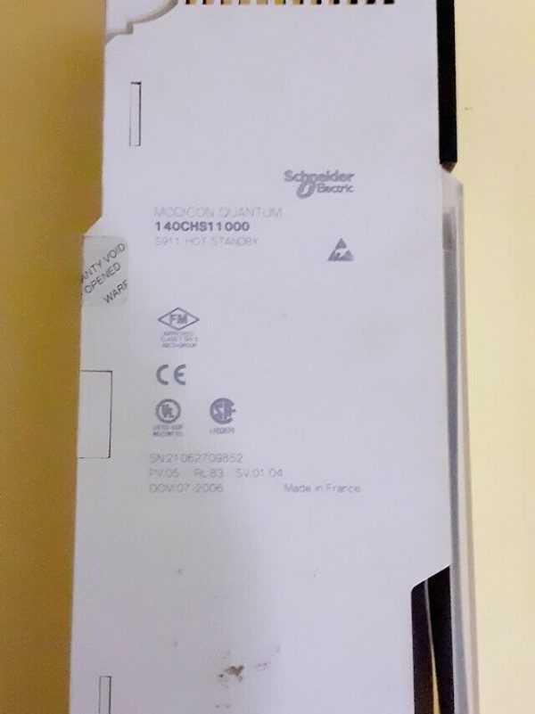 Schneider Modicon Quantum 140CHS11000 S911 Hot Standby Module 140 CHS ...