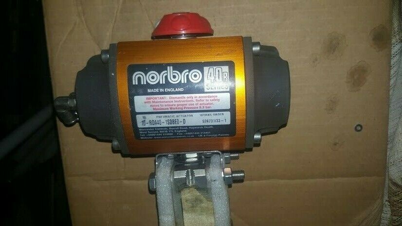 Norbro 40R Series 10-RDA40-1SDBE0-D S42731/33-1 Pneumatic actuator ...