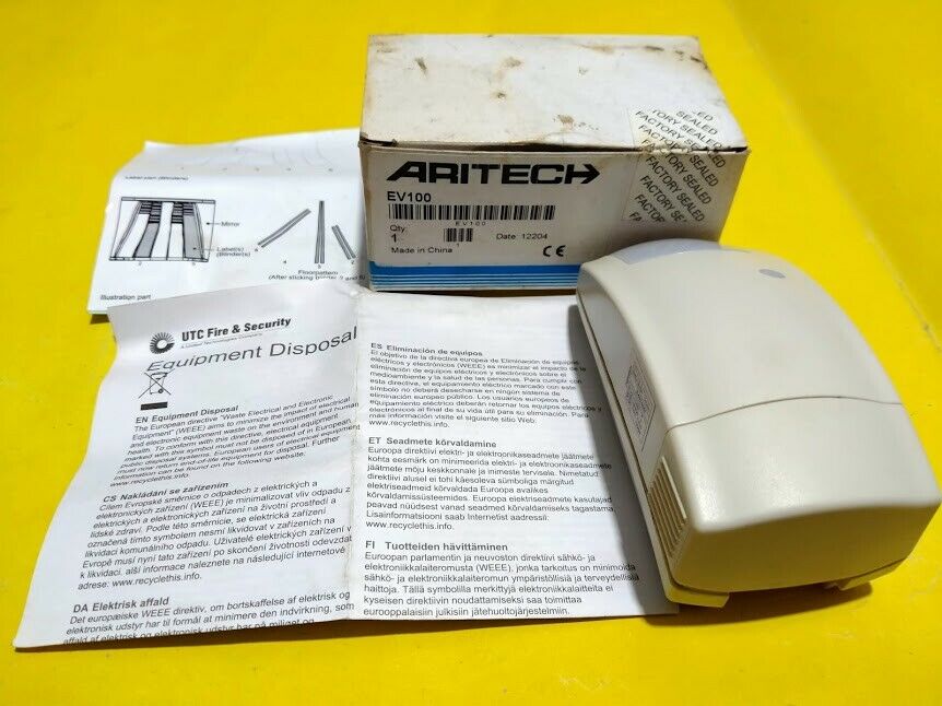 Aritech EV100 4D PIR 5 gordijnen spiegel detector 10M New - Industrial ...