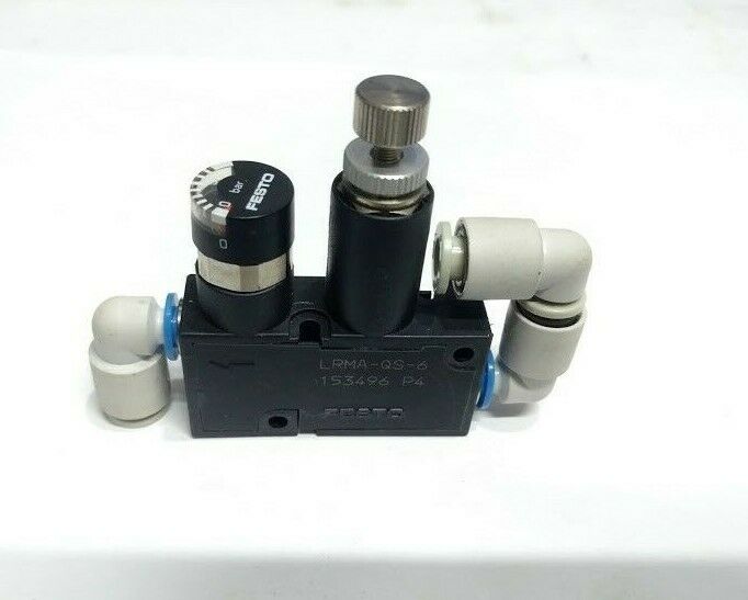 New Festo LRMA-QS-6 Pneumatic Regulator LRMAQS6 - Industrial SOL Pte Ltd