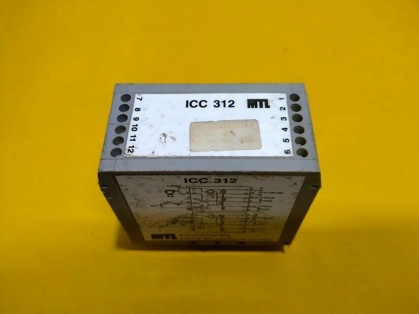 MTL Instrument Ltd ICC 312 Repeater Power Supply signal isolator 4-20Am ...