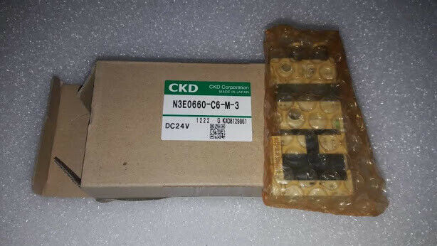 CKD N3E0660-C6-M-3 Solenoid Valve 012-012911-1 G KX08129861 DC24V ...
