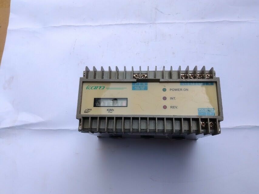 KAM KWh meter 3 Phase 4 Wire Class 1 True Rms Volts 415VAC - Industrial ...