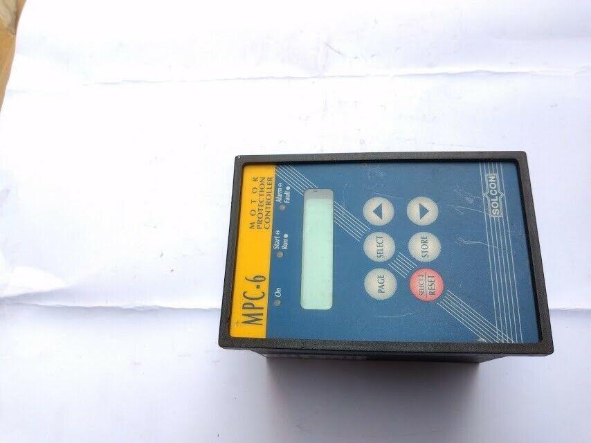 Solcon MPC-6 Motor Protection Controller MPC6 833336 110/220Vac.dc ...