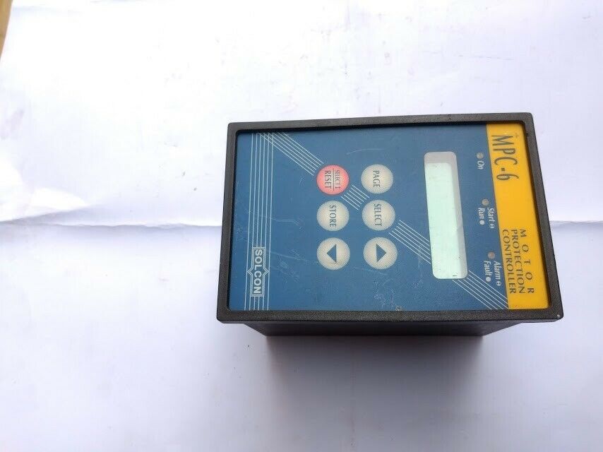 Solcon MPC-6 Motor Protection Controller MPC6 833336 110/220Vac.dc ...