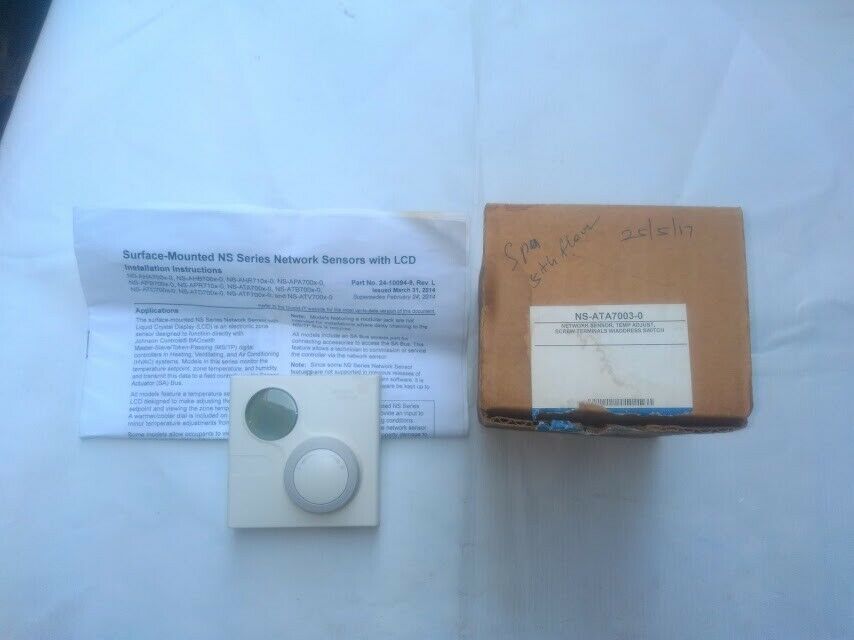 Johnson Control NS-ATA7003-0 Surface-Mounted NS Series Network Sensor ...