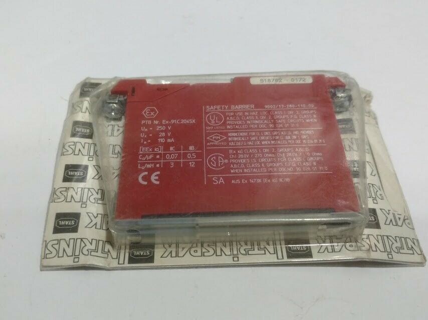 STHAL 9002 13-280-110-00 Intrinspak Safety Barrier Module - Industrial ...