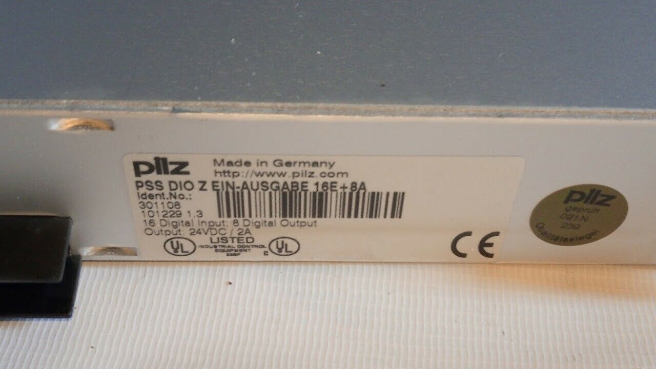 Pilz PSS DIO Z EIN-AUSGABE 16E+8A 301108 101229 1.3 Digital Input ...