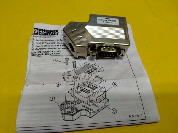Phonix Contact 2708119 Subcon-PLUS-CAN/PG D-SUB bus connector New ...