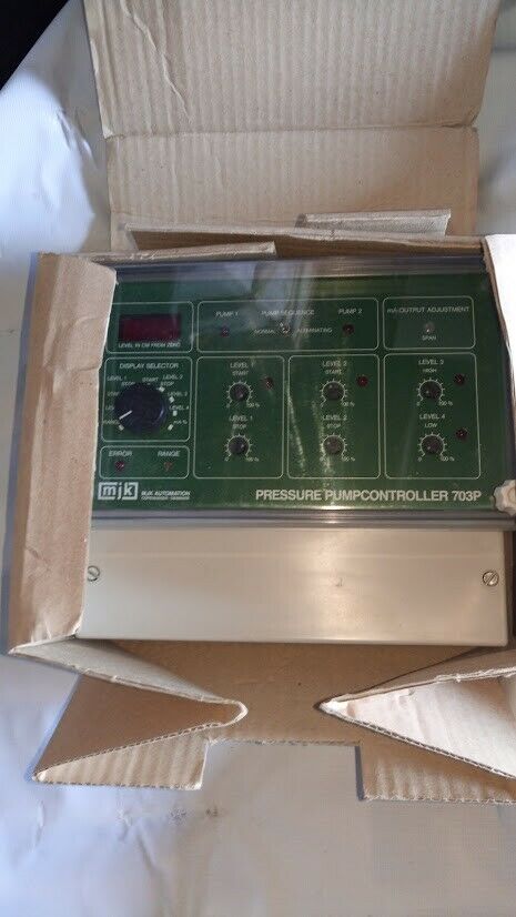 New MJK Automation 703P Pressure PumpController 703P-1113 Pump ...