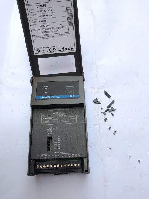 TAC/Schneider UI-8 Rev D Andover Controls UI-8-10 Input Module 30-3001 ...