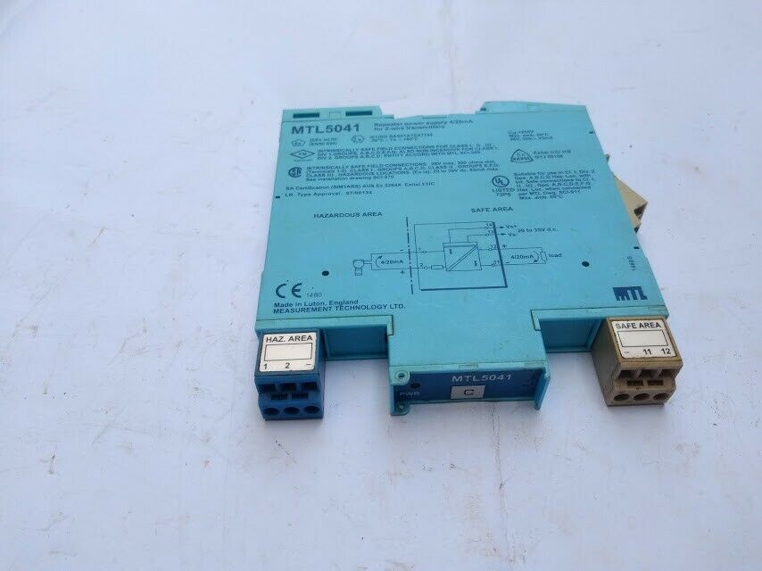 Measurement Technology MTL5041 Repeater Power Supply 4/20MA For 2-Wire ...