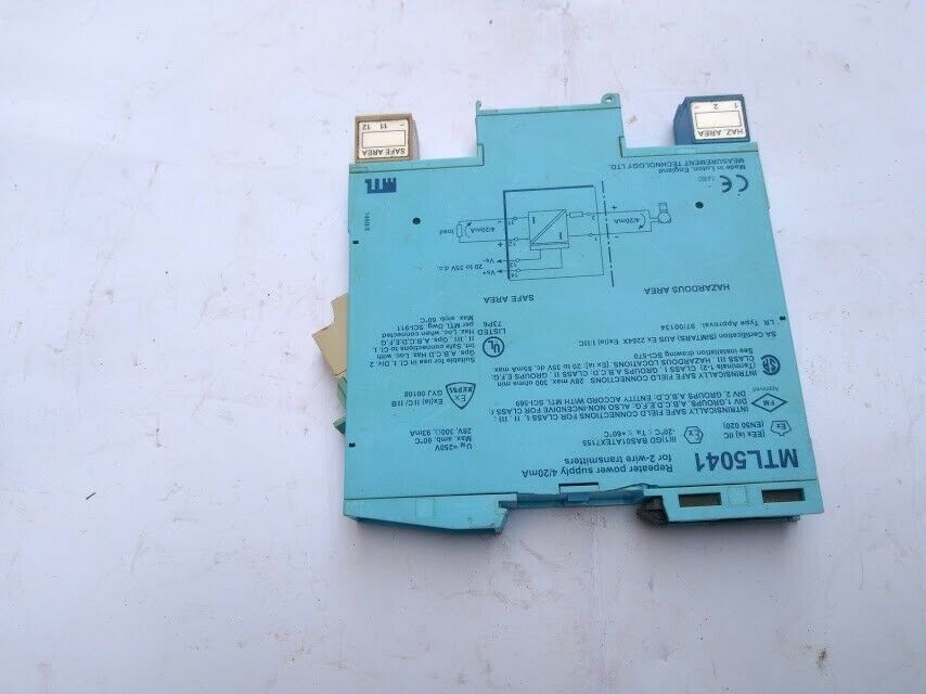 Measurement Technology MTL5041 Repeater Power Supply 4/20MA For 2-Wire ...