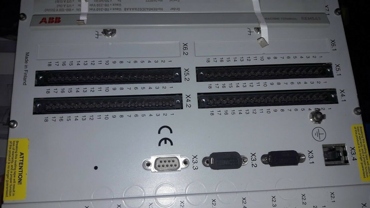 New ABB Oy REM543CG216AAAB Rev.C SOFTWARE NO.1MRS110022-001 ...