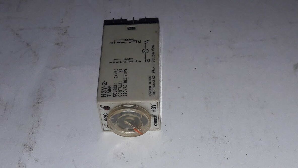 Omron H3Y-2 24 VAC Solid State Timer H3Y2 - Industrial SOL Pte Ltd