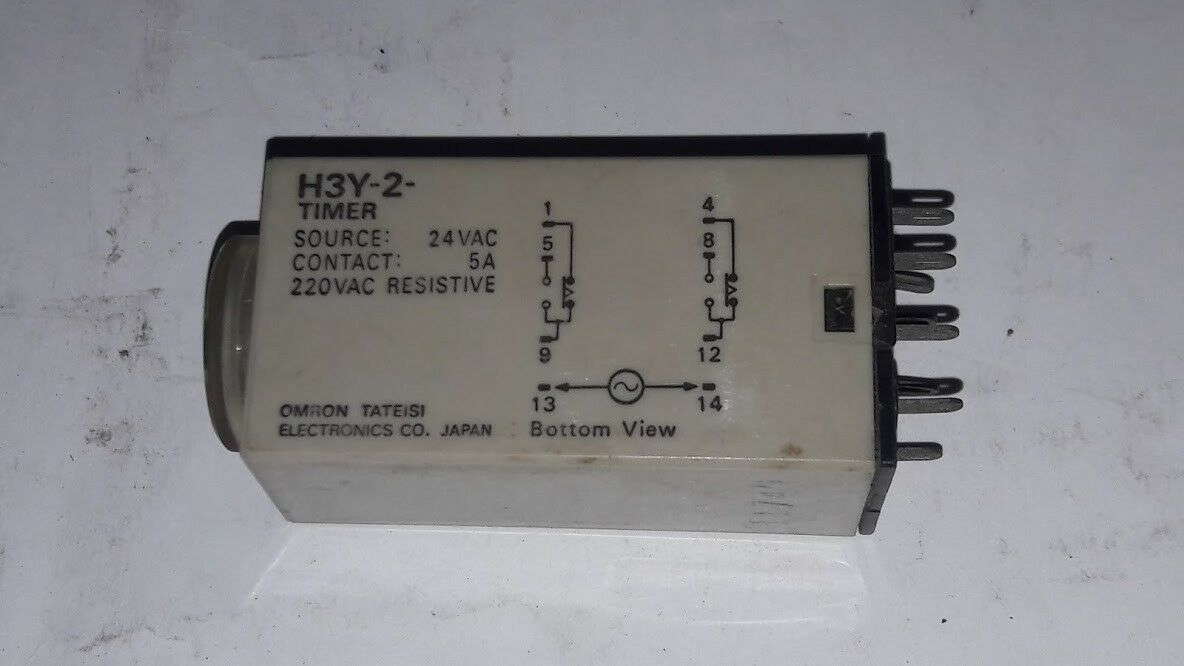 Omron H3Y-2 24 VAC Solid State Timer H3Y2 - Industrial SOL Pte Ltd