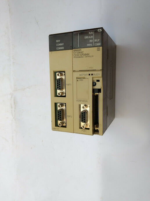 Omron CS1H-CPU64H CPU Unit With CS1W-SCB21-V1 Serial Communication ...
