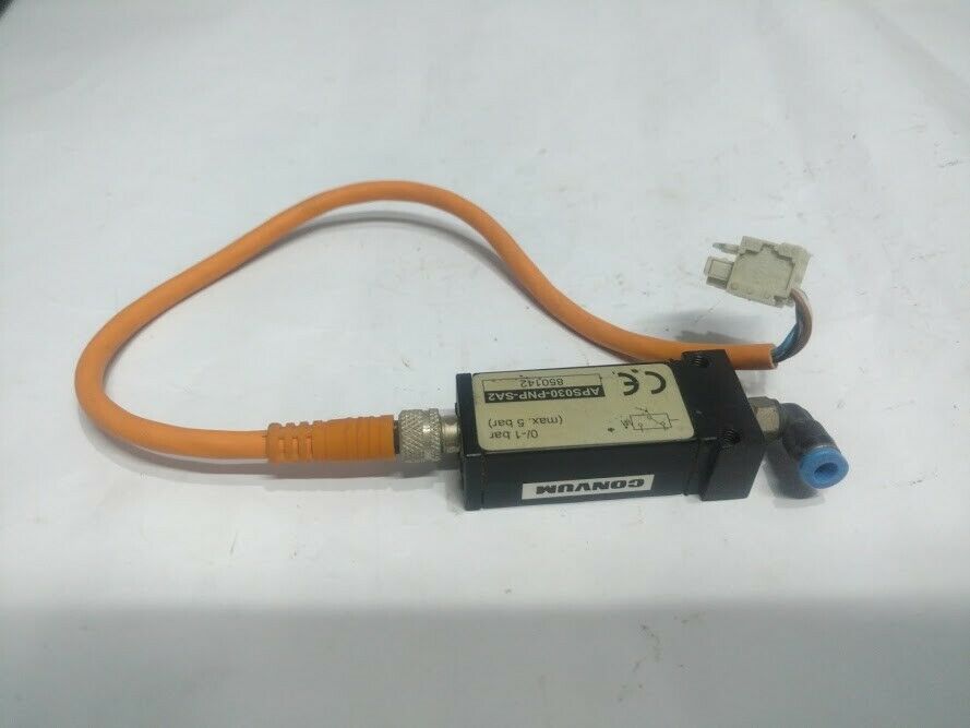 Convum APS030-PNP-SA2 Vacuum Switch With Power Cable From Basler S2 CD ...