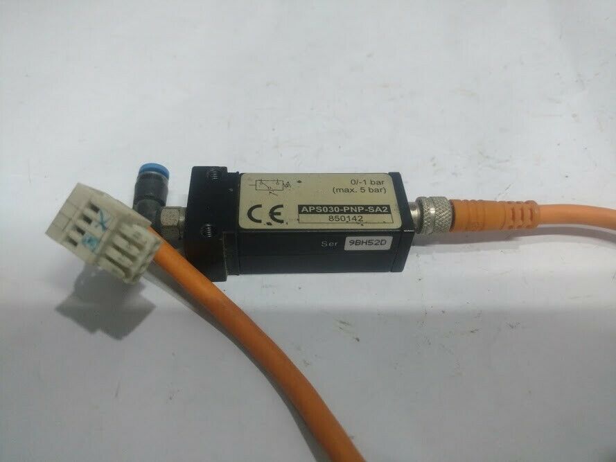 Convum APS030-PNP-SA2 Vacuum Switch With Power Cable From Basler S2 CD ...