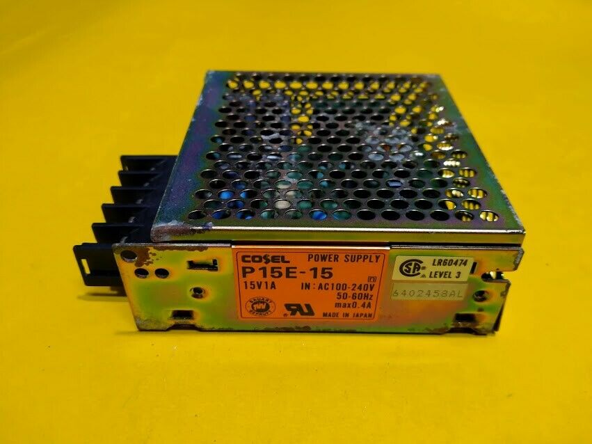 Cosel P15E-15 Power Supply Input 100-240VAC, Output 15V 1A - Industrial ...