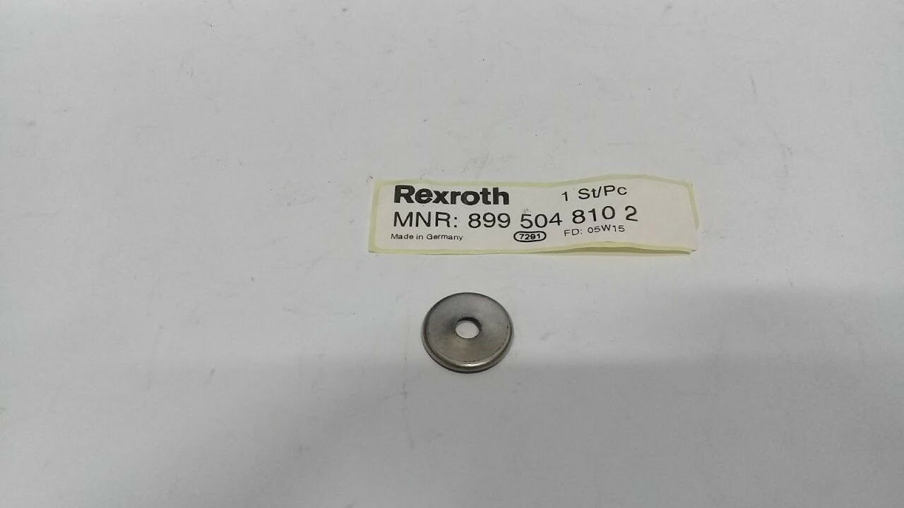 New Bosch Rexroth Mnr 899 504 8102 1st/pc washer Marine Store Spare ...