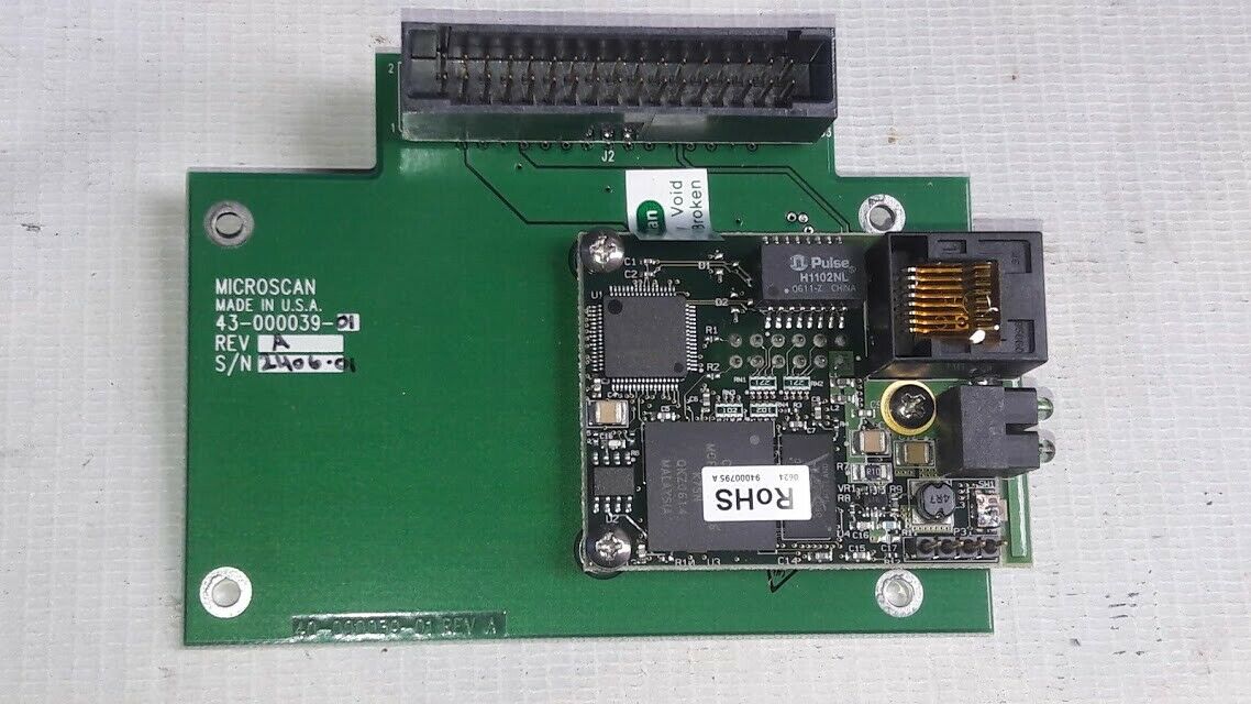 Microscan 43-000039-01 Rev a MS-880 Ethernet Kit For 98-000056-01 New