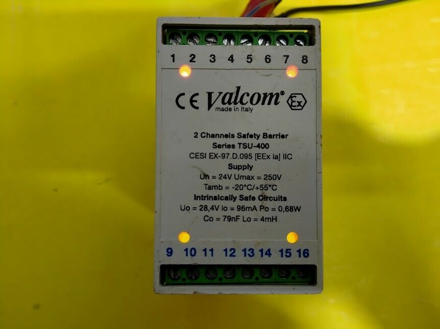 VALCOM TSU-400 2 Channels Safety Barrier TSU400 - Industrial SOL Pte Ltd