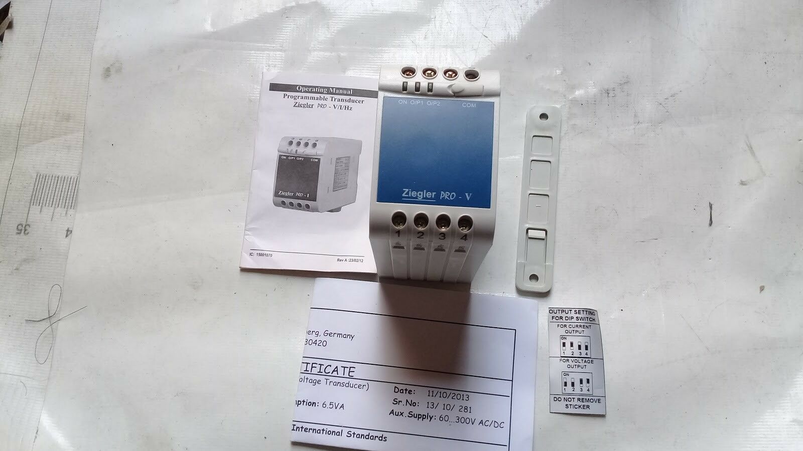 New Ziegler Pro-V TRMS Voltage Programmable Transducer Ziegler Pro-V/I ...