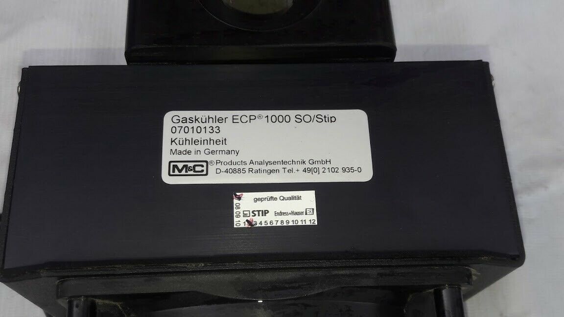 M&C Peltier Gas Cooler ECP 1000 SO/Stip Cooling Unit Gaskuhler 07010133 ...