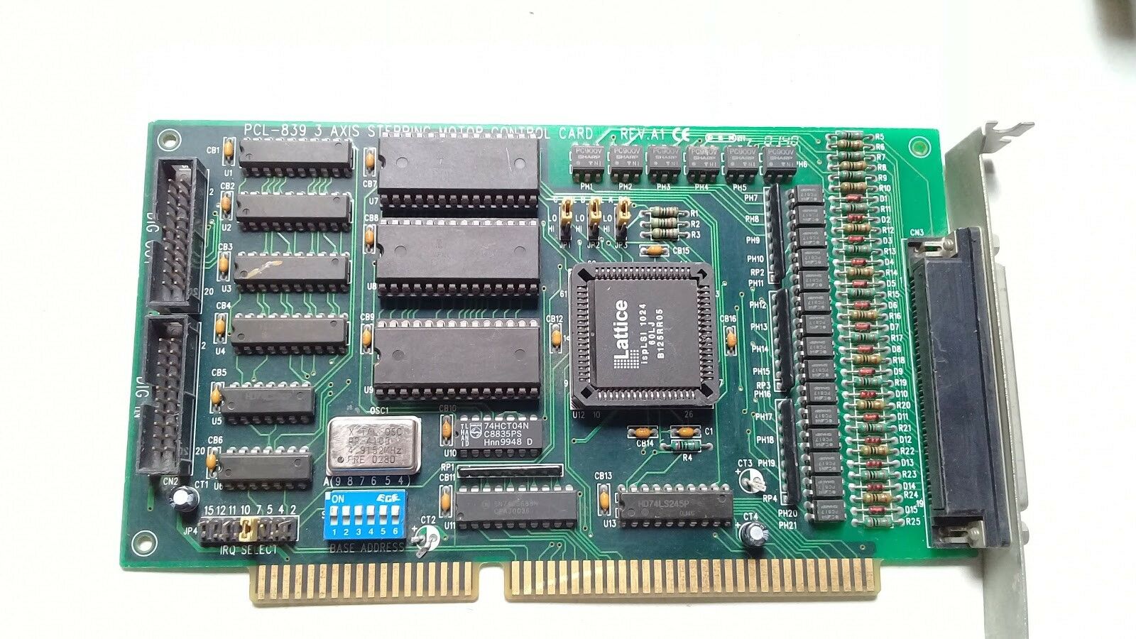 PCL-839 1905839000 Rev A1 3 AXIS STEPPING MOTOR CONTROL ISA PC ...