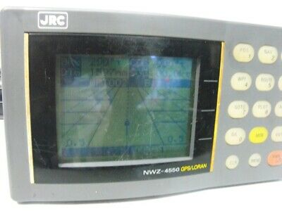 JRC NWZ-4550 GPS/LORAN Display Ver. R1.03 Marine Navigator NWZ4550 ...