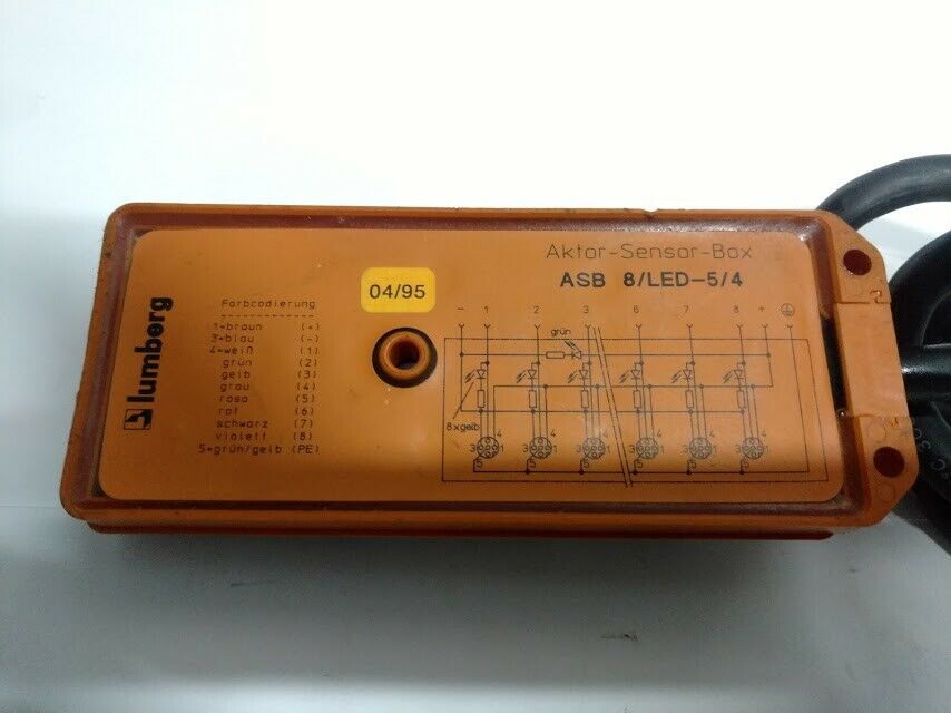 New LUMBERG ASB 8/LED-5/4 Aktor sensor-Box - Industrial SOL Pte Ltd
