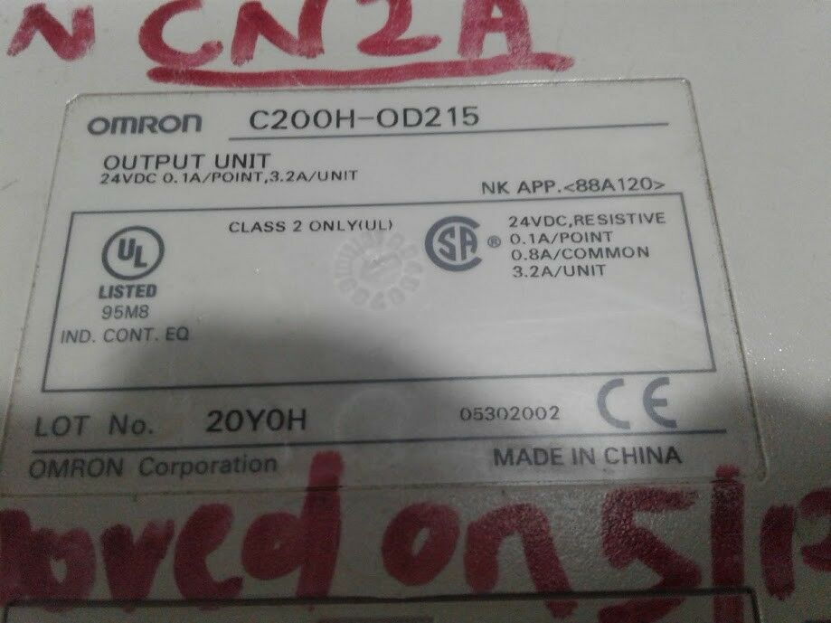 Omron Corporation C200H-OD215 Output unit - Industrial SOL Pte Ltd