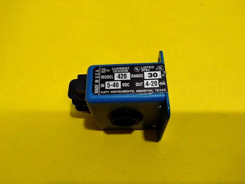 Riley Corporation Katy instruments Model. 420 Current Sensor 420-30 New ...