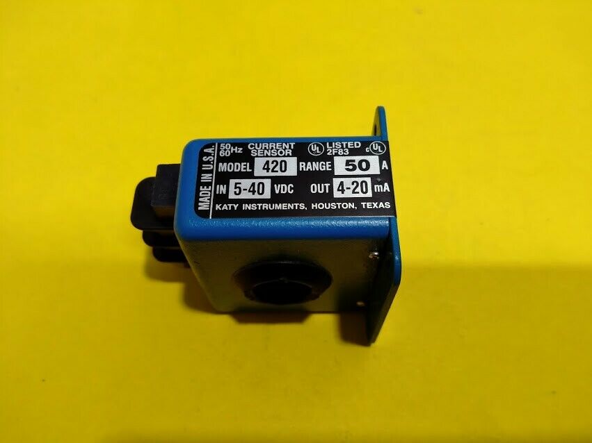 Riley Corporation Katy instruments Model. 420 Current Sensor 420-50 New ...