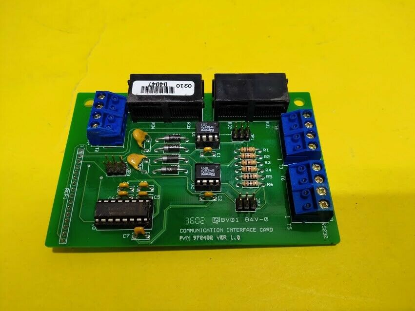 Communication Interface Card P/N 970402 Ver. 1.0 - Industrial SOL Pte Ltd